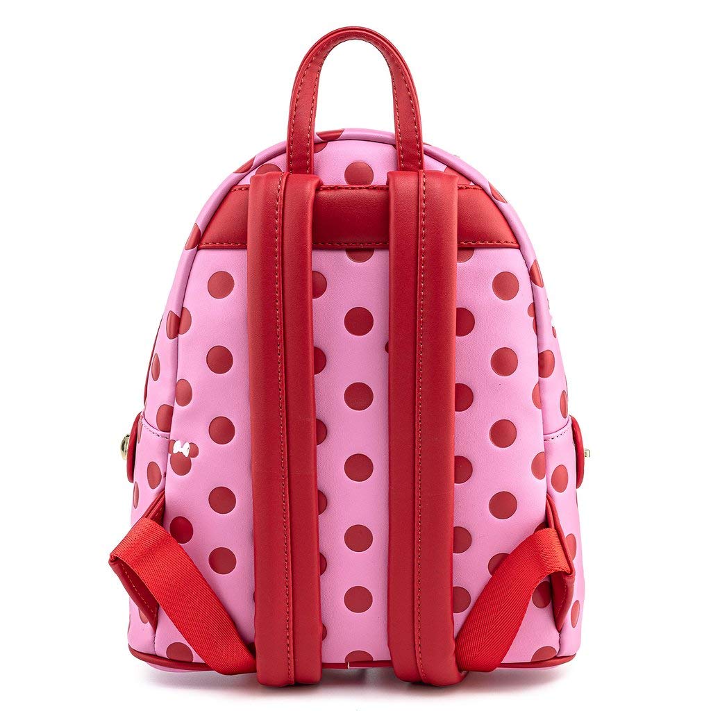 Loungefly Minnie Bow 2in1 Fanny Mini Backpack PinkRed