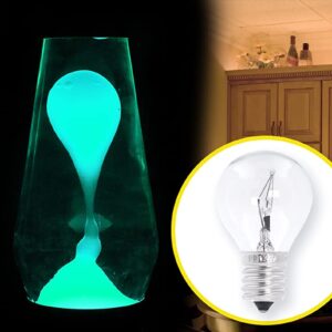 Mandala Crafts Lava Lamp Light Bulb 25 Watt S11 E17 120v Glitter Lamp Bulb - Lava Lamp Replacement Bulb 25w – Dimmable Warm White Lava Light Bulb for Lava Lamp 6-Pack