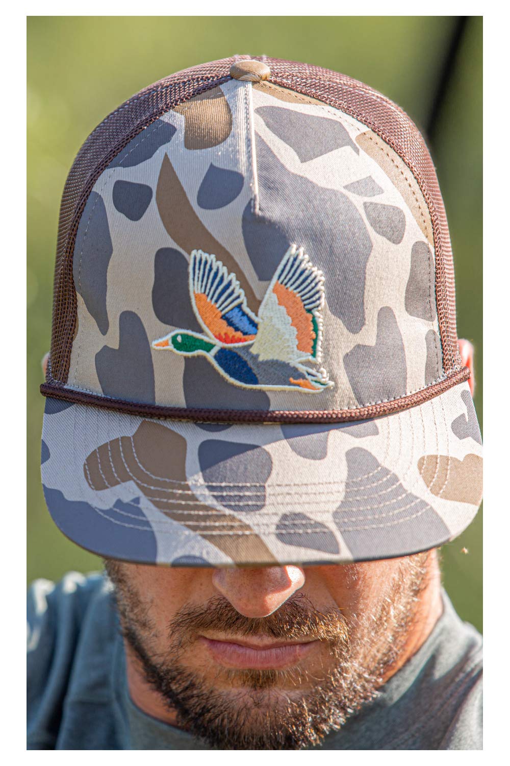 Retro Camo Duck Cap