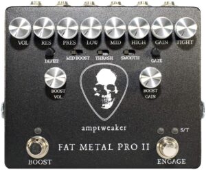 amptweaker fat metal pro ii distortion pedal