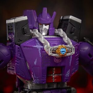 Transformers Toys Generations War for Cybertron: Kingdom Leader WFC-K28 Galvatron Action Figure - Kids Ages 8 and Up, 7.5-inch