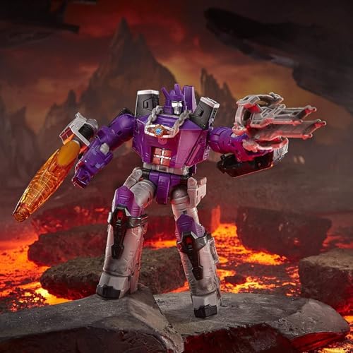 Transformers Toys Generations War for Cybertron: Kingdom Leader WFC-K28 Galvatron Action Figure - Kids Ages 8 and Up, 7.5-inch