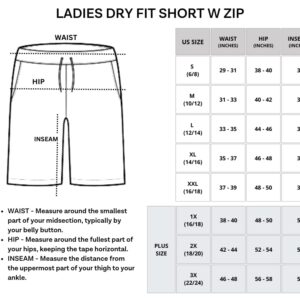 Womens Active Athletic Dri Quick Dry Fit Shorts Gym Running Loose Zipper Pockets Casual Workout Hiking Ladies Lounge Exercise Sweat