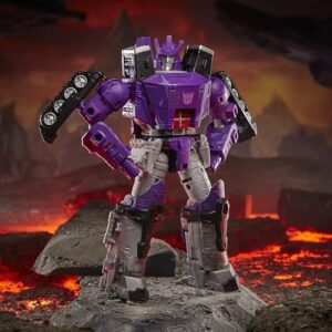 Transformers Toys Generations War for Cybertron: Kingdom Leader WFC-K28 Galvatron Action Figure - Kids Ages 8 and Up, 7.5-inch