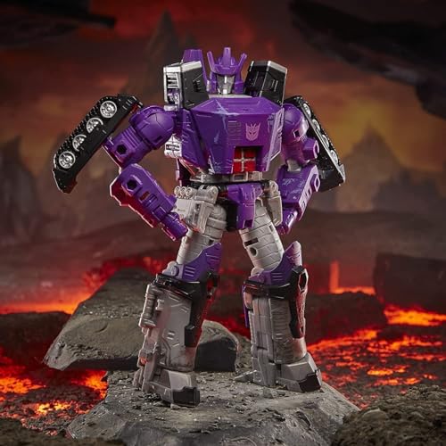 Transformers Toys Generations War for Cybertron: Kingdom Leader WFC-K28 Galvatron Action Figure - Kids Ages 8 and Up, 7.5-inch