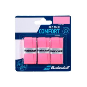 babolat overgrip pro tour x3 rosa 653037 156.