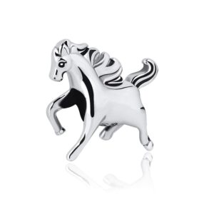 Bolenvi Mustang Horse Farm 925 Sterling Silver Charm Bead for Pandora & Similar Charm Bracelets or Necklaces