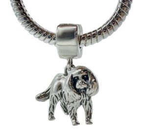 bolenvi 3d cocker spaniel dog 925 sterling silver dangle pendant x charm bead for pandora & similar charm bracelets or necklaces