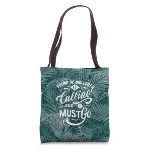 palma de mallorca lover gifts souvenir spain tote bag