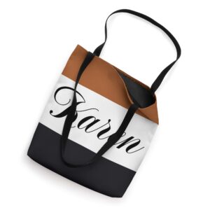 Personalized Name Karen Employee Bridal Birthday Gifts Tote Bag