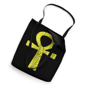 Ankh Cross Vintage Sacred Sign Ancient Egyptian Art Tote Bag