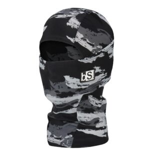 blackstrap kids the hood dual layer cold weather neck gaiter and warmer for children (camo tonal)