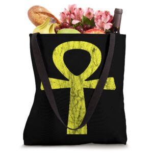 Ankh Cross Vintage Sacred Sign Ancient Egyptian Art Tote Bag