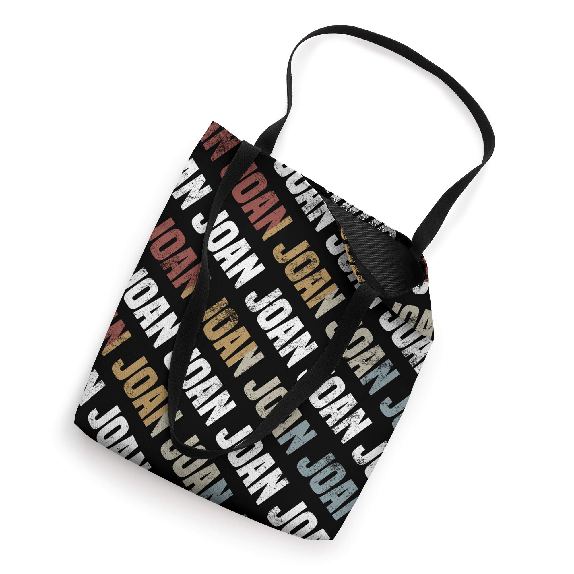 Vintage First Name Pattern Retro Forename Gift for Joan Tote Bag