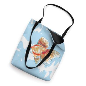 Goldfish Lover Gift Kids Boys Girls Cute Fish Goldfish Tote Bag