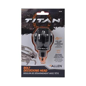 Allen Company Titan™ Crossbow Bolt De-Cocking Head, Standard Arrow Threads, Black