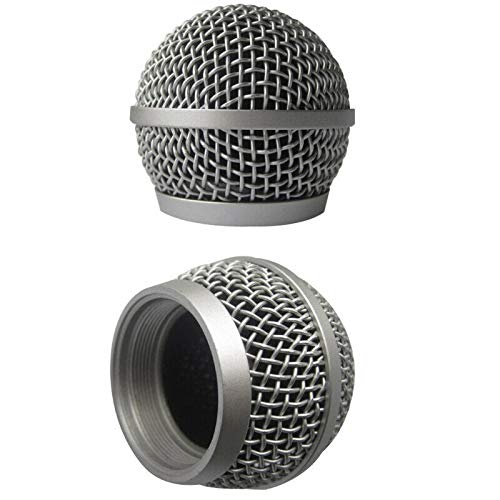 Bolymic New Replacement Ball Head Mesh Microphone Grille for Shure PG58 Microphone Mikrofon 2 PCAK