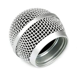 Bolymic New Replacement Ball Head Mesh Microphone Grille for Shure PG58 Microphone Mikrofon 2 PCAK