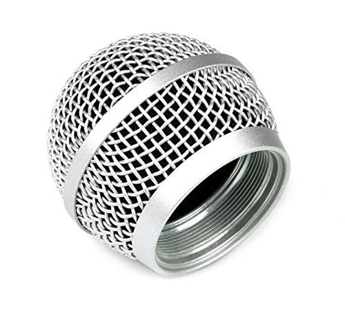 Bolymic New Replacement Ball Head Mesh Microphone Grille for Shure PG58 Microphone Mikrofon 2 PCAK