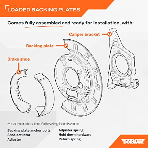 Dorman 926-271 Rear Driver Side Parking Brake Assembly Compatible with Select Ford Models