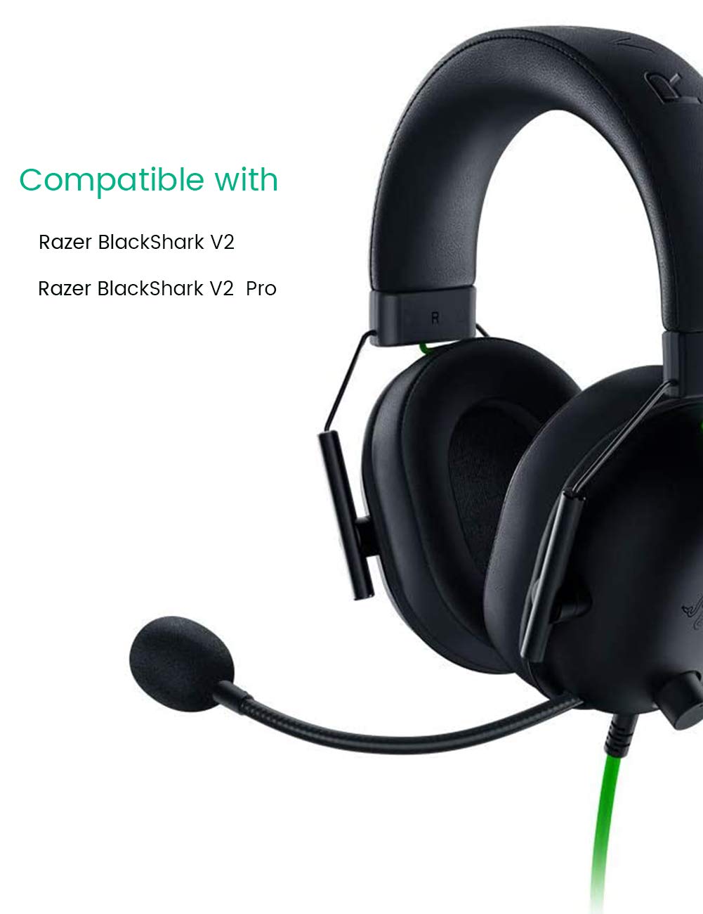 Mic Replacement for Razer BlackShark V2 or V2 Pro 2020 Gaming Headset - Boom Microphone