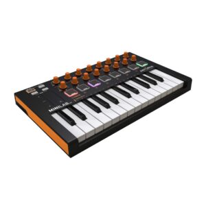 Arturia MiniLab MKII 25-Key USB MIDI Controller (Orange Edition)