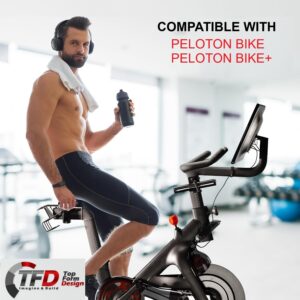 TFD Adjuster, Compatible with Peloton Bike & Bike+ (Original Gen 3 & Bike Plus), Made in USA - Handlebar Mod Adjusts Handle Bar Position for Any Rider | Black Design - Optimal Peloton Accessories