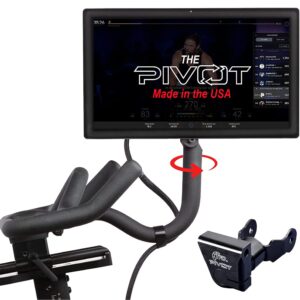 tfd the pivot for peloton bikes (original models), made in usa | 360° movement monitor adjuster - easily adjust & rotate your peloton screen | peloton accessories