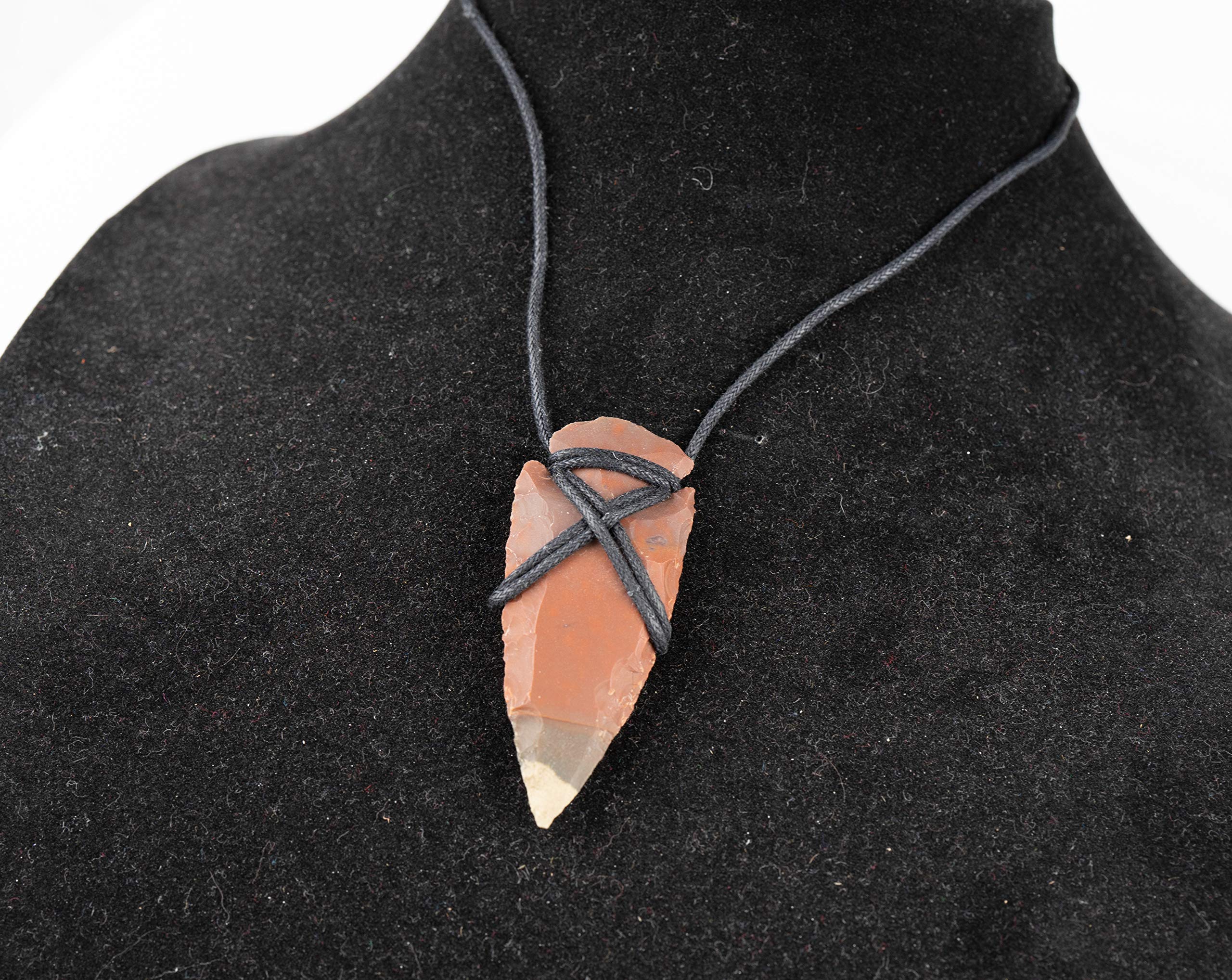 KVK Crystals Stone Arrowhead Pendant Necklace