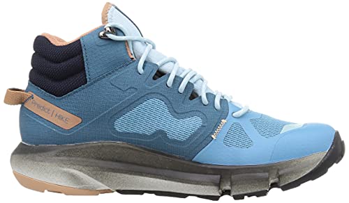 Salomon Women's Predict Hike MID Gore-TEX Hiking Boots for Women, Mocha Mousse/Blue/Blue, 8