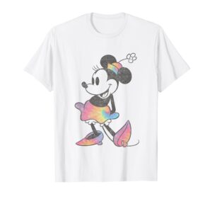 disney mickey and friends minnie mouse tie dye t-shirt