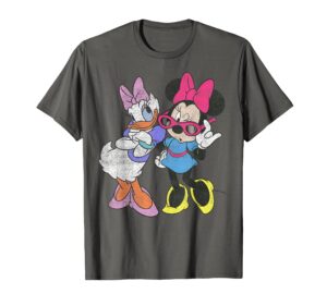 disney mickey and friends daisy & minnie fashion short sleeve t-shirt