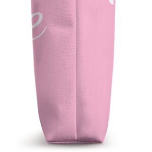 Custom Valerie Gift Personalized Name Flowers Floral Pink Tote Bag