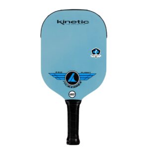 prokennex pro flight - pickleball paddle with toray t700 carbon fiber face - comfort pro grip - usapa approved (blue)