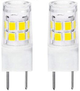 szhzbzw g8 led bulb 3w equivalent 20w replaces wb25x10019 microwave light bulbs daylight white 6000k 2 pack