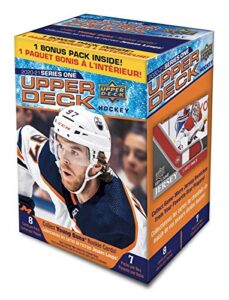 2020/21 upper deck series 1 nhl hockey blaster box (7 pks/bx)