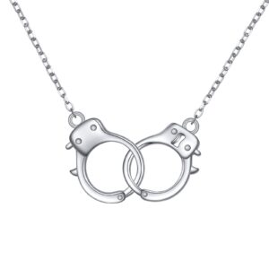 daochong s925 sterling silver handcuffs necklace pendant for women