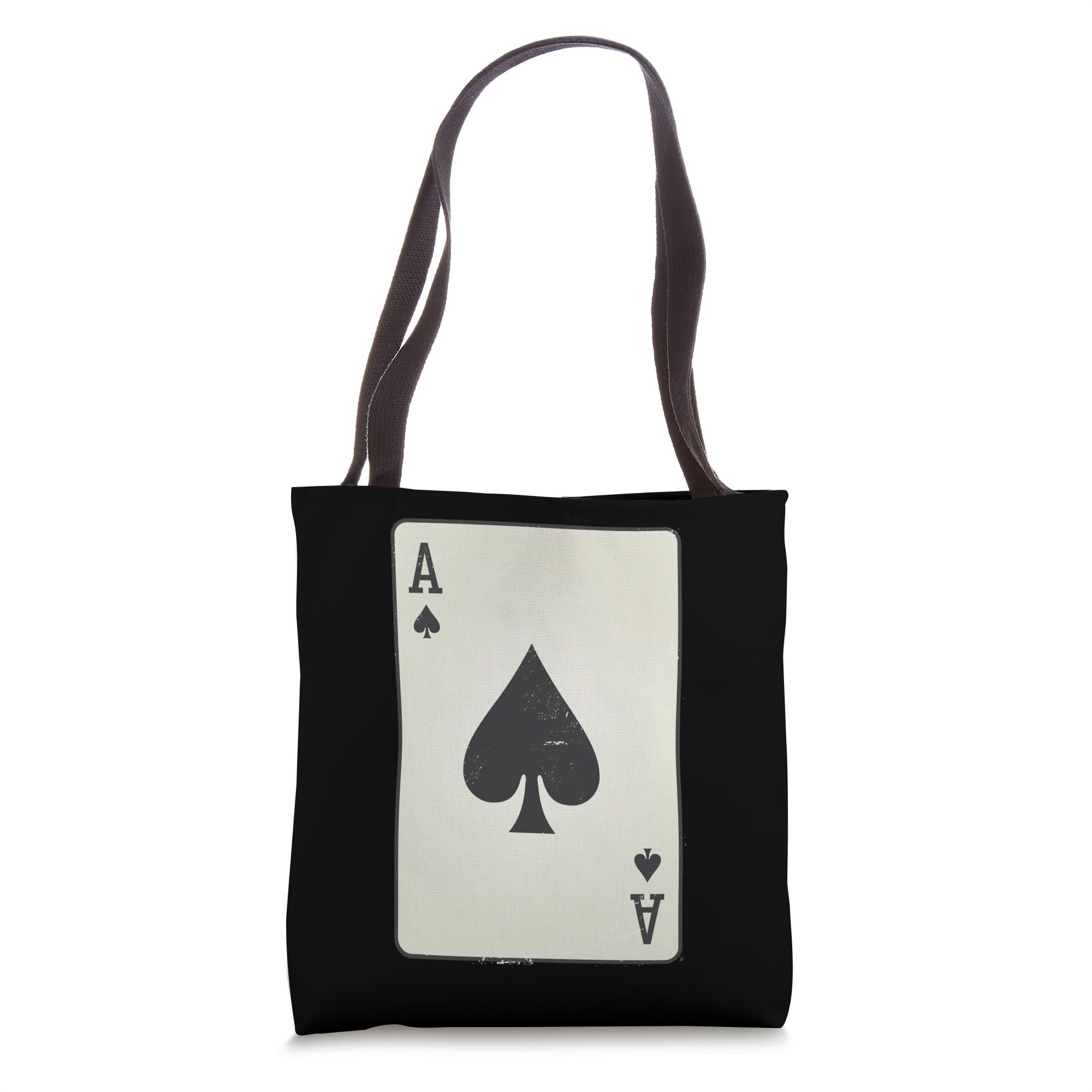 Playing Card Ace of Spade Poker Cool Novelty Lover Gifts Tote Bag