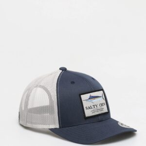 Salty Crew Men's Standard Retro, Navy/Silver, One Size