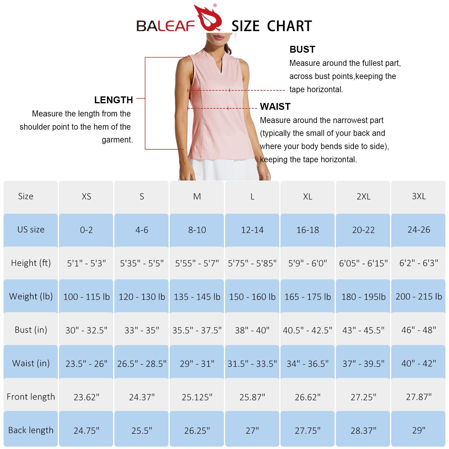 BALEAF Women's Sleeveless Tennis Shirts Lightweight Quick Dry V-Neck Golf Top Tank Tops Polo Pink M