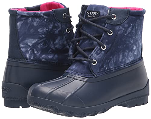 Sperry Port Boot, Navy, 13 US Unisex Big Kid