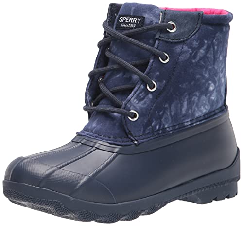 Sperry Port Boot, Navy, 13 US Unisex Big Kid