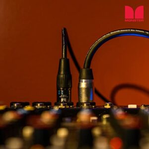 Monster Prolink Performer 600 Microphone Cable - Engineered with Custom XLR Connectors, Microfiber Dielectric, Duraflex Jacket, and Carbon Polymer Shielding, 20 ft. Cable