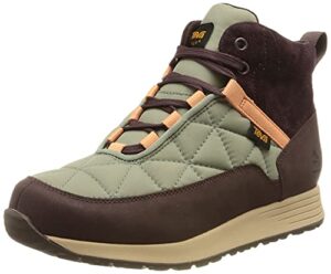 teva ember commute waterproof fudge/shadow/orange 8 b (m)