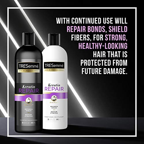 TRESemmé Conditioner for Damaged Hair Keratin Repair Restores and Seals Hair from Damage 20 oz 4 Count