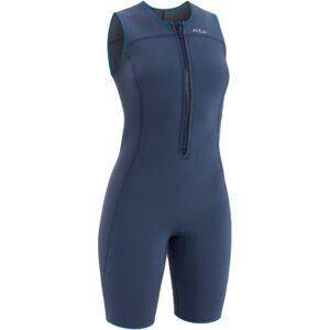 nrs women's 2.0 shorty wetsuit-slate-xl