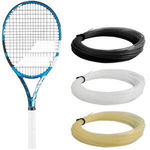 babolat evo drive strung tennis racquet (4 1/4" grip)