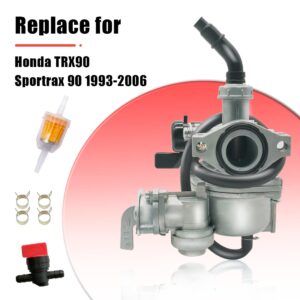 TRX90 Carburetor Replace for Honda TRX 90 EX 90EX Sportrax Fourtrax 90 1993-2004 2005 2006 Carb 16100-HP2-673