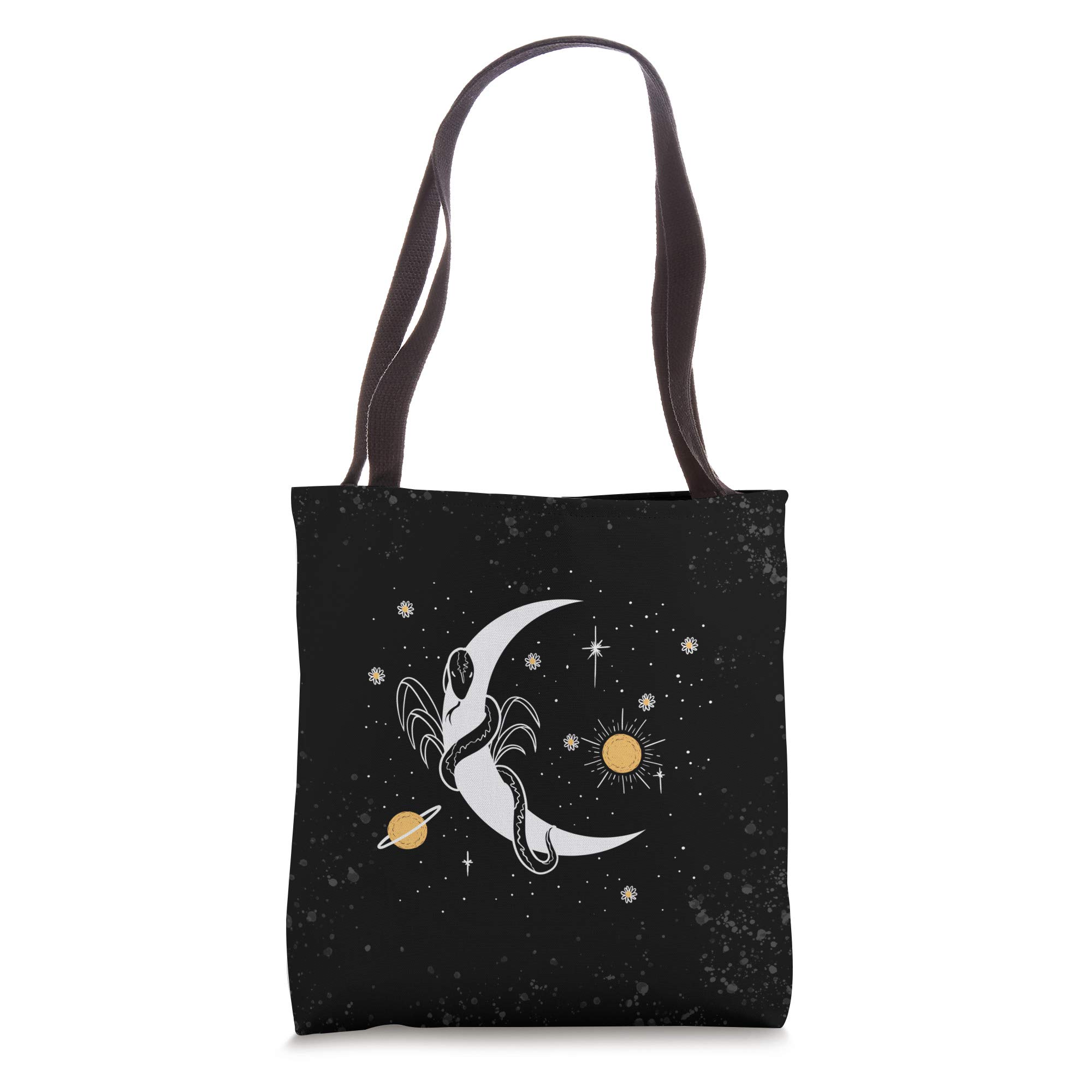 Galaxy Snake Moon Cool Lunar Sky Stars Stargazer Gift Tote Bag