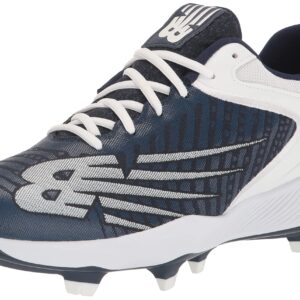 New Balance Men's FuelCell 4040 V6 Metal Baseball Shoe, Team Navy/White, 9